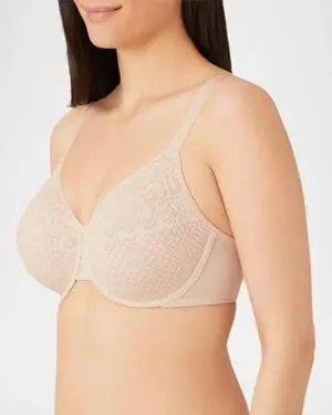 Wacoal Visual Effects Minimizer Lace Bra Sand