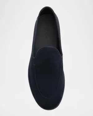 Giorgio Armani Suede Loafers - Solid Blue Navy