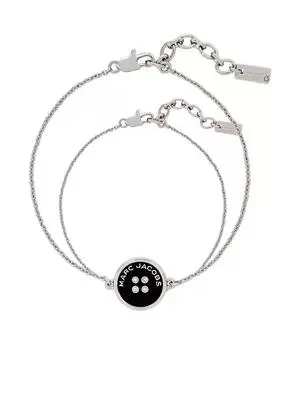 Marc Jacobs The Button Chain Bracelet - Black