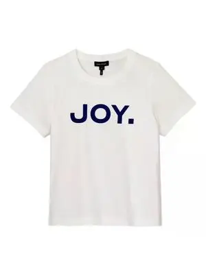 Marc Jacobs Velvet-logo T-shirt - White