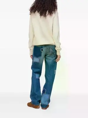 Marc Jacobs Five-pocket Patchwork Jeans