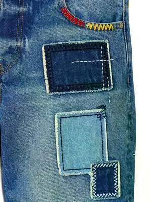 Marc Jacobs Five-pocket Patchwork Jeans