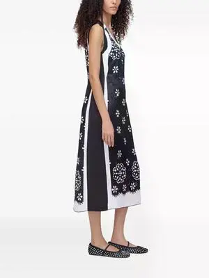 Marc Jacobs Eyelet-floral Dress - Black