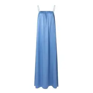 MandiBreeze Juliette Silk Maxi Dress - Blue