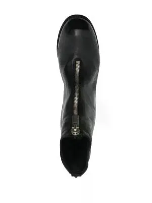 Guidi Zip-up Ankle Boots - Black