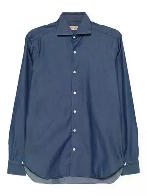 BARBA NAPOLI Long-sleeve Button-down Shirt