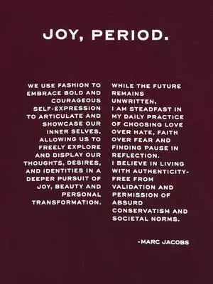 Marc Jacobs Joy-print Cotton T-shirt - Red