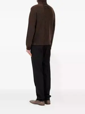 MAISON MARGIELA Roll Neck Sweater - Brown