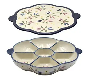 TEMP-TATIONS Old World Nostalgic 2-piece Bake Set - One-color