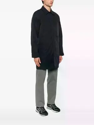 Paul Smith Button-fastening Pocket Coat - Blue
