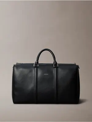 Calvin Klein Micro Pebble Duffle Bag - Black