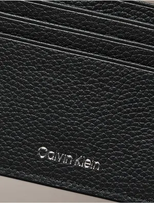 Calvin Klein Foil Embossed Logo Card Case