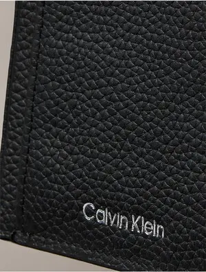 Calvin Klein Foil Embossed Logo Card Case - Black