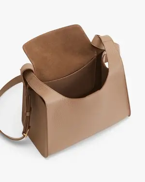 Cuyana Double Loop Shoulder Bag - Cappuccino