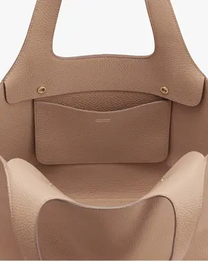 Cuyana Laptop Tote - Cappuccino
