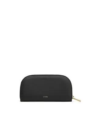 Cuyana Curved Zip Wallet - Black