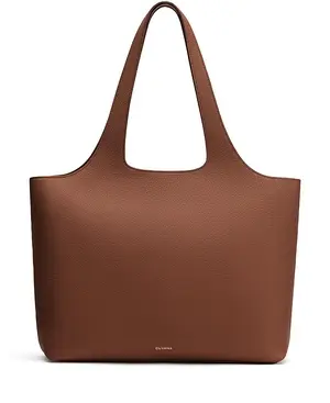 Cuyana System Zipper 16" Laptop Tote - Dark Chestnut