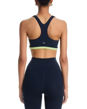 Splits59 Maci Airweight Bra - Indigo/limeade