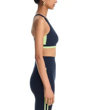 Splits59 Maci Airweight Bra - Indigo/limeade