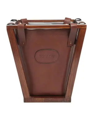 KORCHMAR Winslow Wastebasket - Chocolate