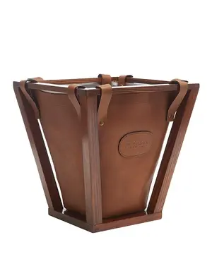 KORCHMAR Winslow Wastebasket - Espresso
