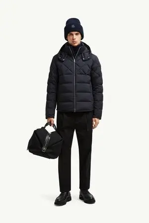 Moncler Cecaud Short Down Jacket - Blue