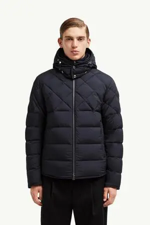 Moncler Cecaud Short Down Jacket - Blue