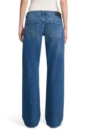 7 For All Mankind Low Rise Straight Leg Jeans - Explorer