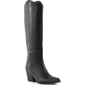 Seychelles Begging You Knee High Western Boots - Black