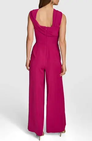 Donna Karan New York Sleeveless Wide-leg Jumpsuit
