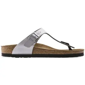 BIRKENSTOCK Gizeh Birko-flor Thong Sandals - Silver