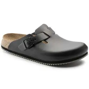 BIRKENSTOCK Boston Super Grip Clogs - Black