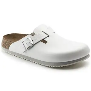BIRKENSTOCK Boston Super Grip Clogs - White
