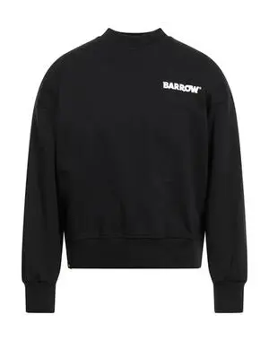 BARROW Cotton French Terry Sweatshirt Black