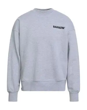 BARROW Cotton French Terry Sweatshirt - Grey