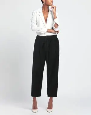 + PEOPLE Straight-leg Corduroy Pants - Black