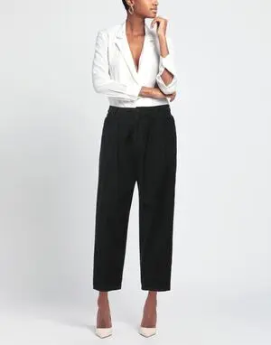 + PEOPLE Straight-leg Corduroy Pants - Black