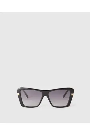 Stella McCartney Square Cat-eye Sunglasses - Black