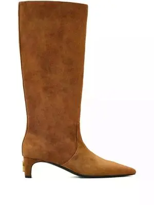 Marc Jacobs Suede Pointed-toe Boots - Brown