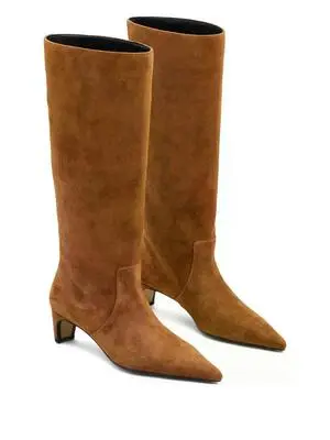 Marc Jacobs Suede Pointed-toe Boots - Brown