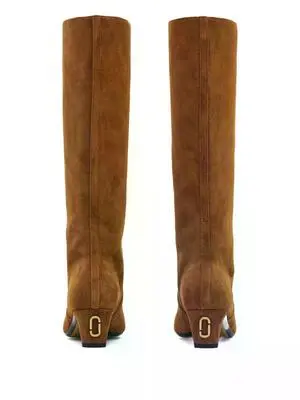 Marc Jacobs Suede Pointed-toe Boots - Brown