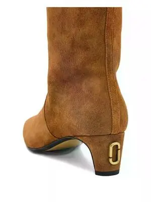 Marc Jacobs Suede Pointed-toe Boots - Brown