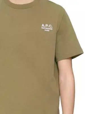 A.p.c. Logo-embroidery Cotton T-shirt