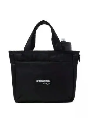 NEIGHBORHOOD Logo Detail Tote Bag - Black