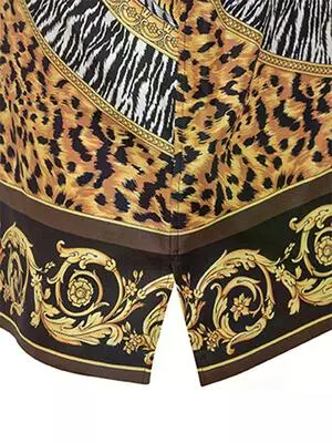Versace Leopard-print Shirt - Black
