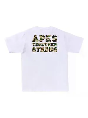 A BATHING APE Logo Cotton T-shirt