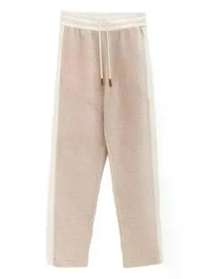 Moncler Drawstring Side Stripe Pants - Neutrals