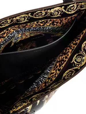 Versace Animal-print Baroque Tote Bag