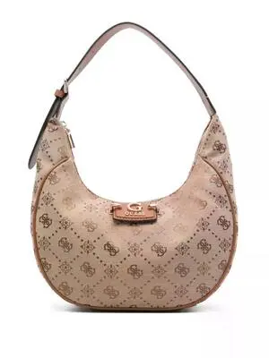 Guess Logo-plaque Curved Shoulder Bag