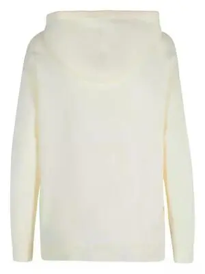 Max Mara Logo-embellishment Hoodie - Neutrals